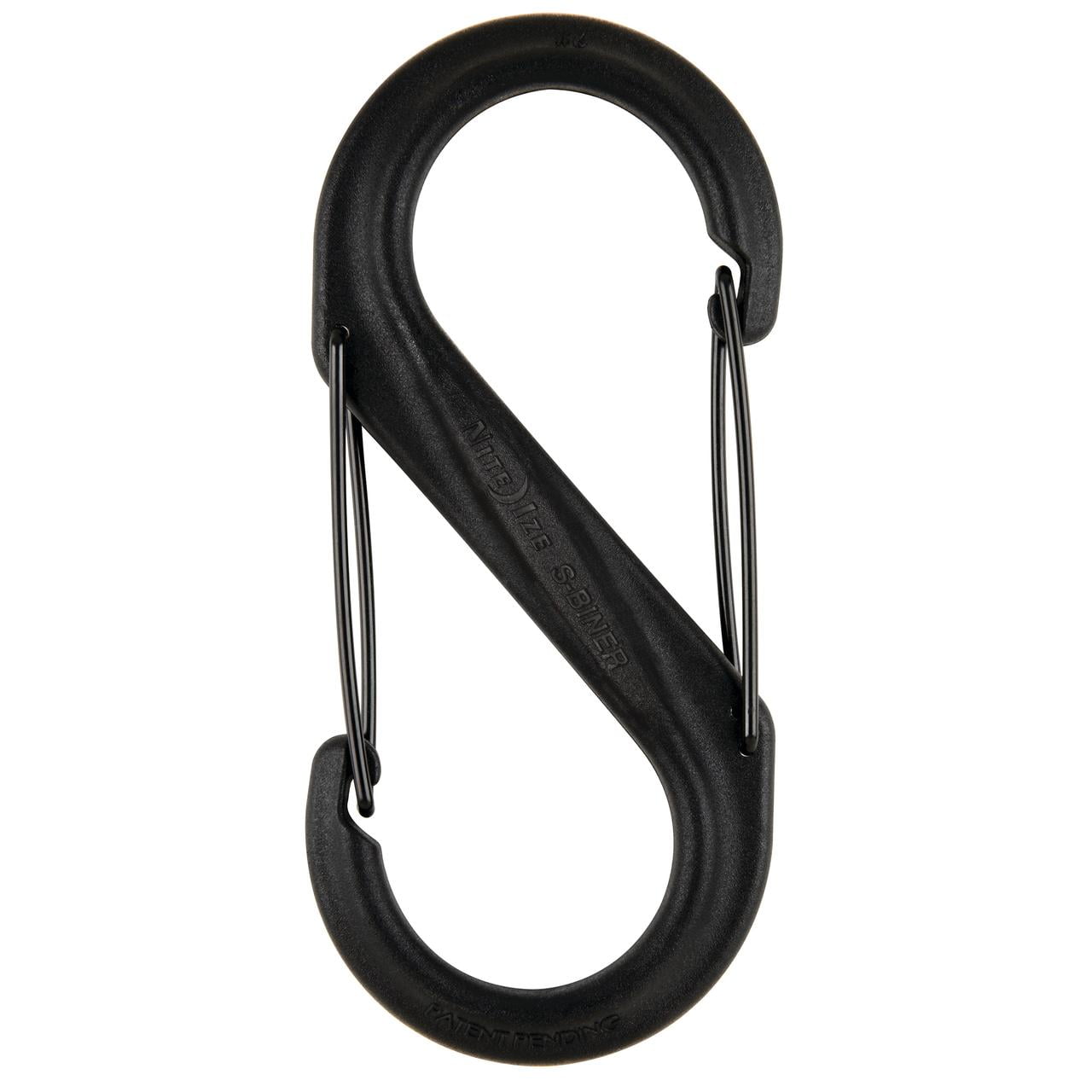 Nite Ize S-Biner® Plastic Dual Carabiner #6 - Black - Walmart.com