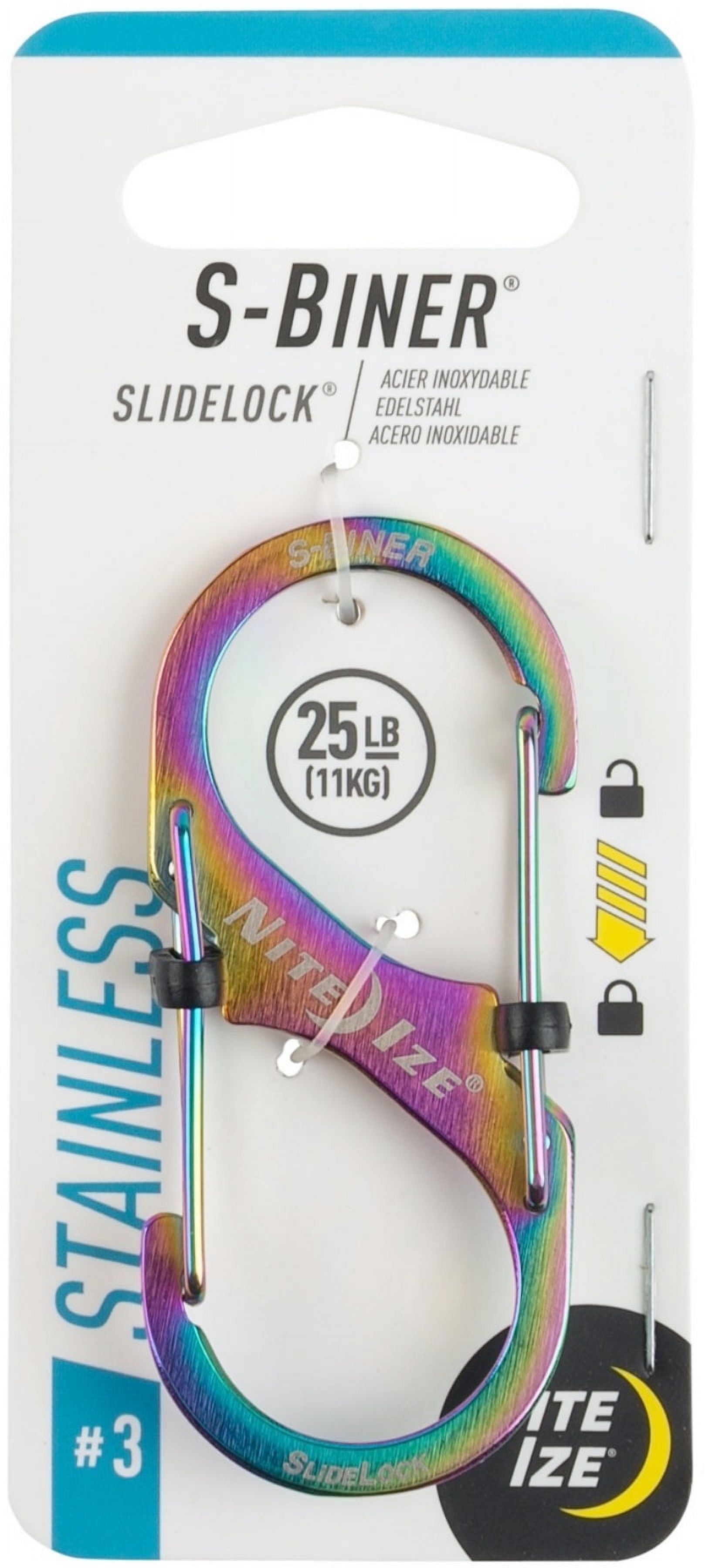 Nite Ize S-Biner SlideLock Stainless Steel Carabiner #3 - Spectrum ...