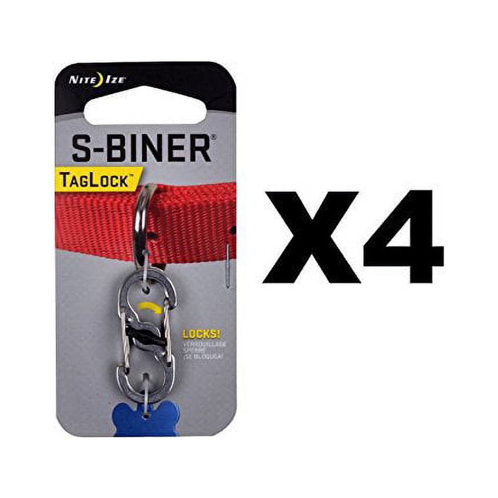 Niteize S-Biner TagLock - Stainless Steel - Walmart.com
