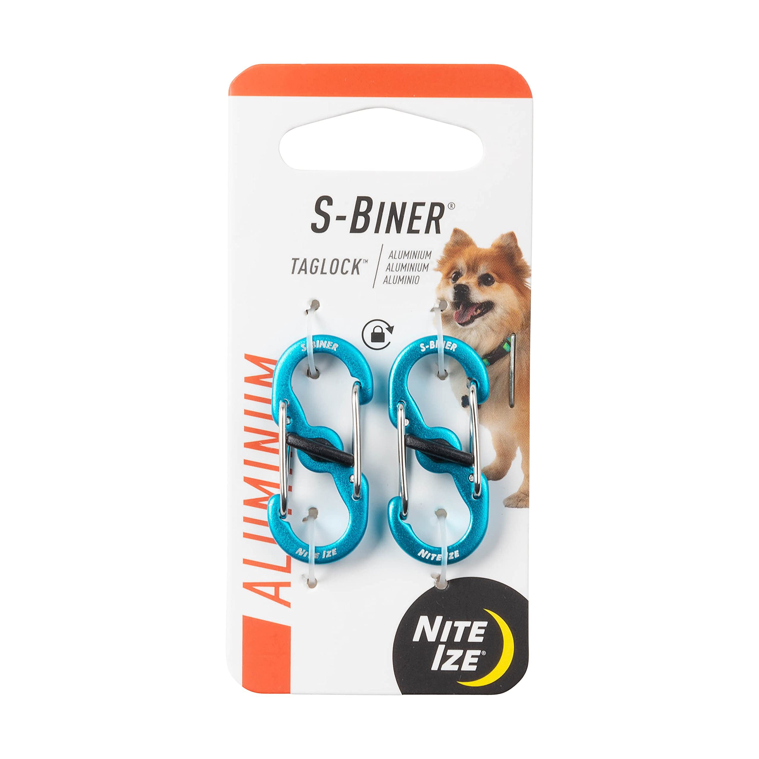 Nite Ize S-Biner Taglock Dual Carabiner Clip For Dog Tags With Secure ...