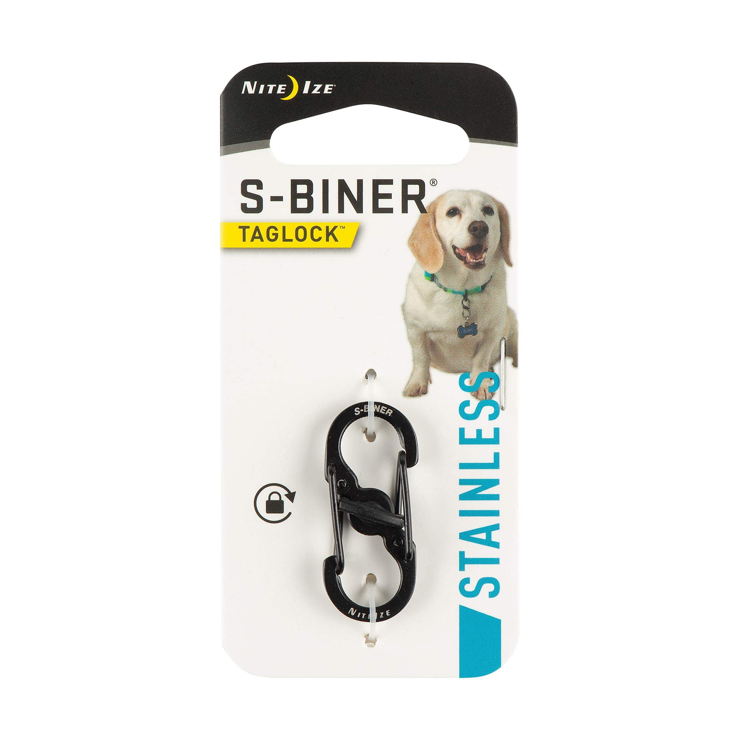 Nite Ize S-Biner Taglock, Dual Carabiner Clip For Dog Tags With Secure ...