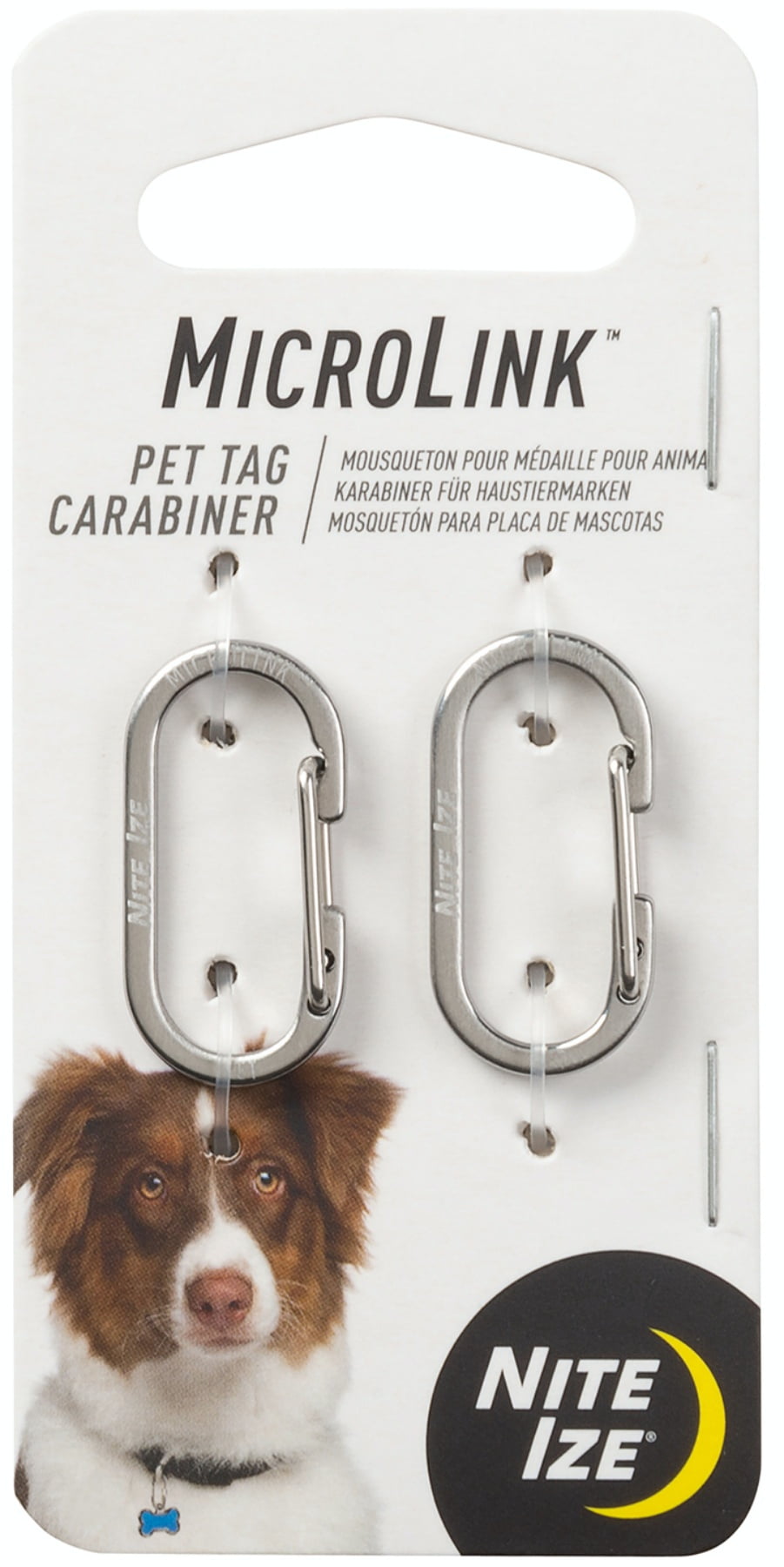 Nite-ize TL-11-2R3 Microlink 2 Pk Stainless Wire Gate Closure Pet Tag ...