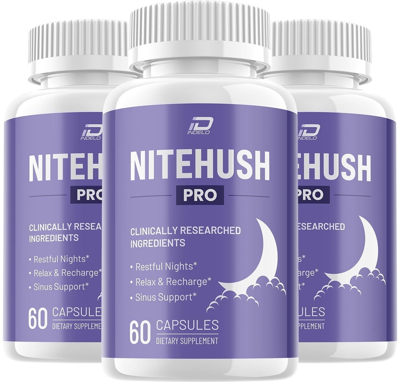 NiteHush Pro - Premium Nighttime Support Capsules, All-Natural Relaxation and Balanced Well ...