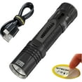 Nitecore EDC33 4000 Lumen Compact EDC Flashlight, USB-C Rechargeable, High Lumen Throw and Flood ...