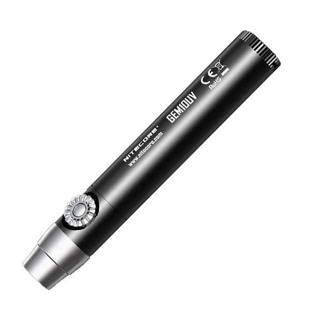 Nitecore GEM10UV GEMSTONE IDENTIFICATION Flashlight -3W 365nm UV-A LED ...