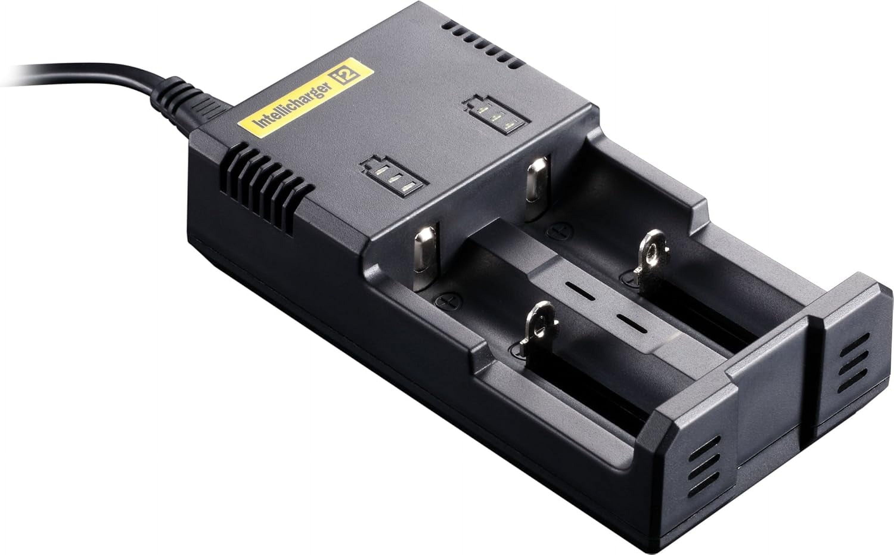 Nitecore Intellicharge i2, Charger for 18650 AAA AA Li-Ion/NiMH ...