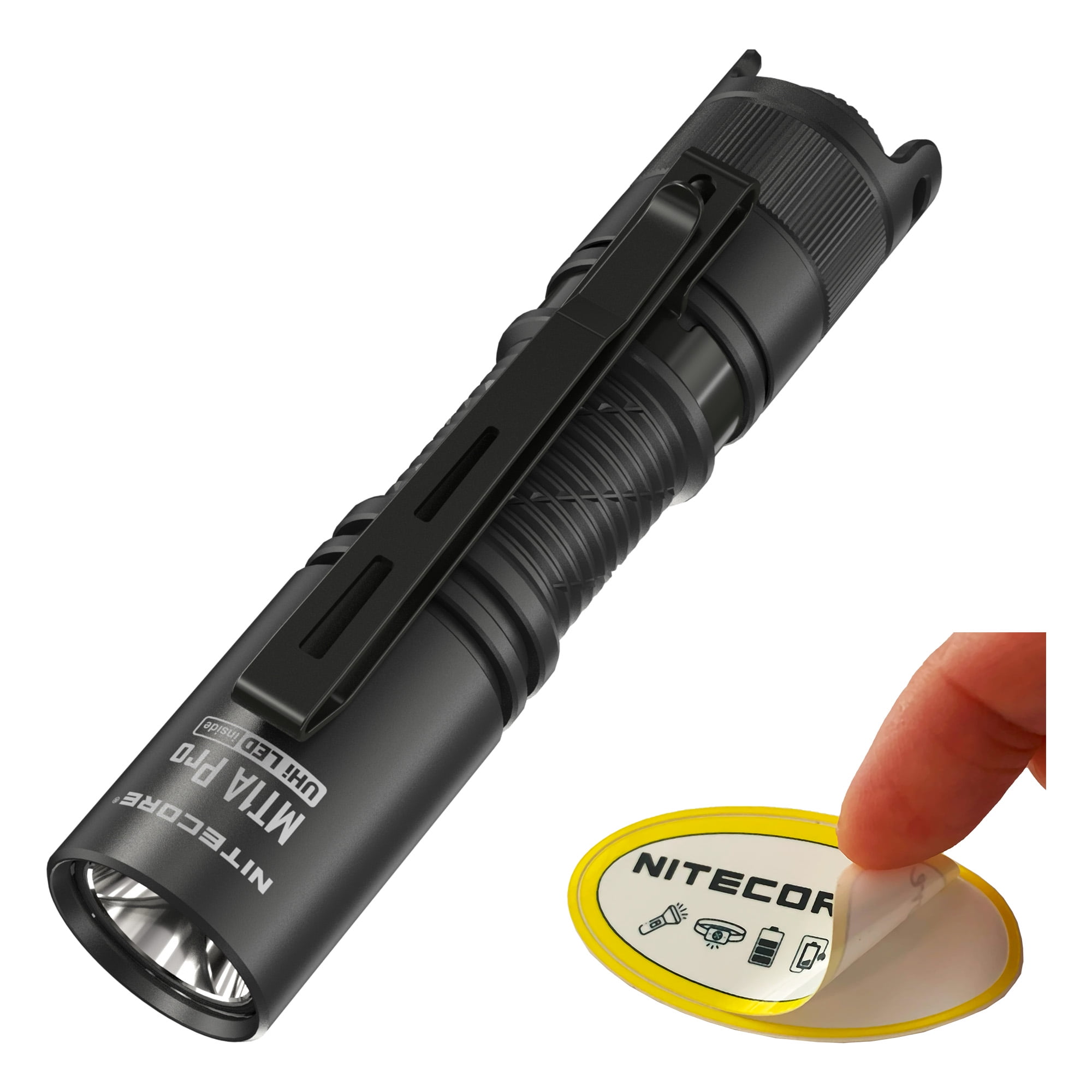 Nitecore MT1A Pro 800 Lumen Rechargeable EDC Flashlight + Nitecore ...