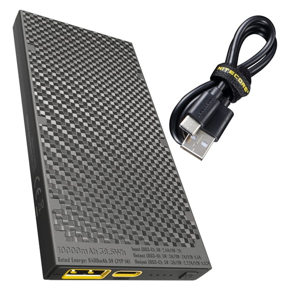 Nitecore NB10000 Portable Battery Charger, 10000mAh Quick-Charge Power ...