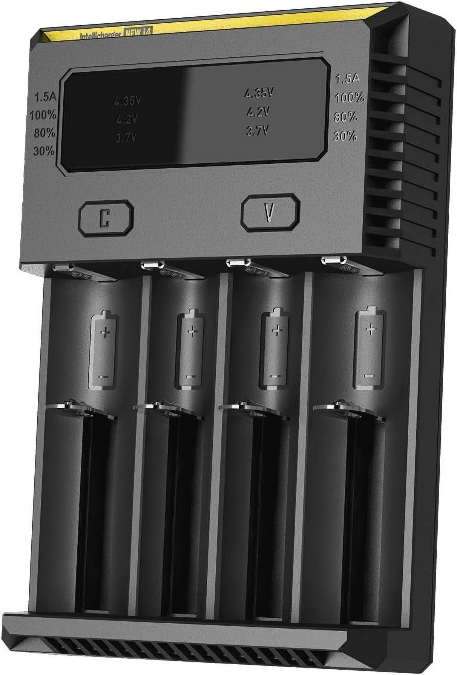 Nitecore New i4 2016 Intellicharger Smart Battery Charger for Li-ion ...