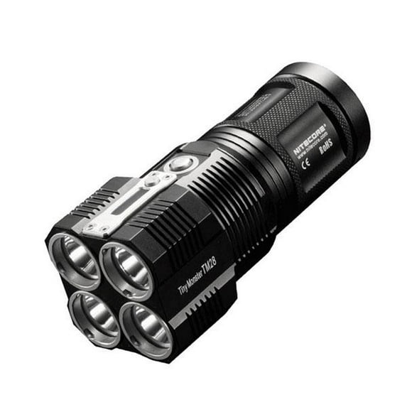 Nitecore TM28 6000 Lumen Rechargeable Flashlight / Searchlight -4x XHP35 HI LED - Walmart.com