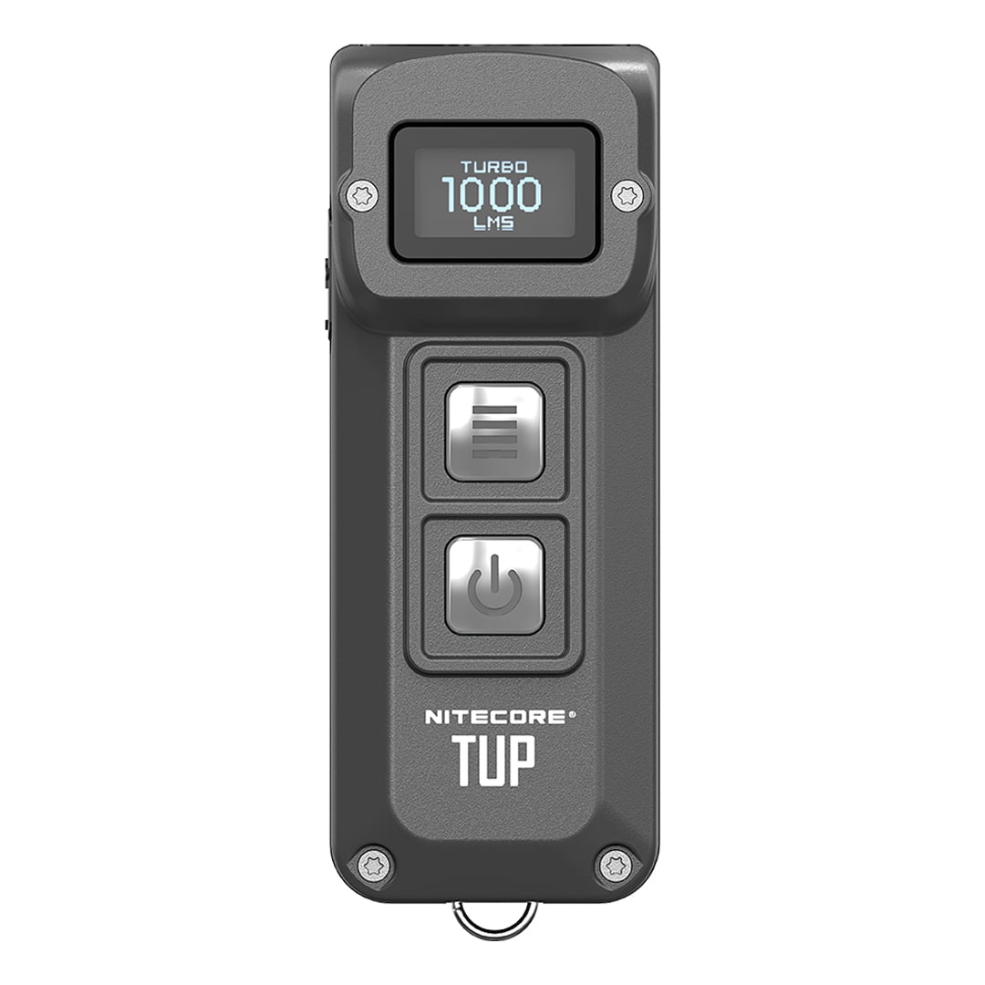 NITECORE Tup 1000 Lumen LED Keychain Flashlight, Rechargeable, OLED ...