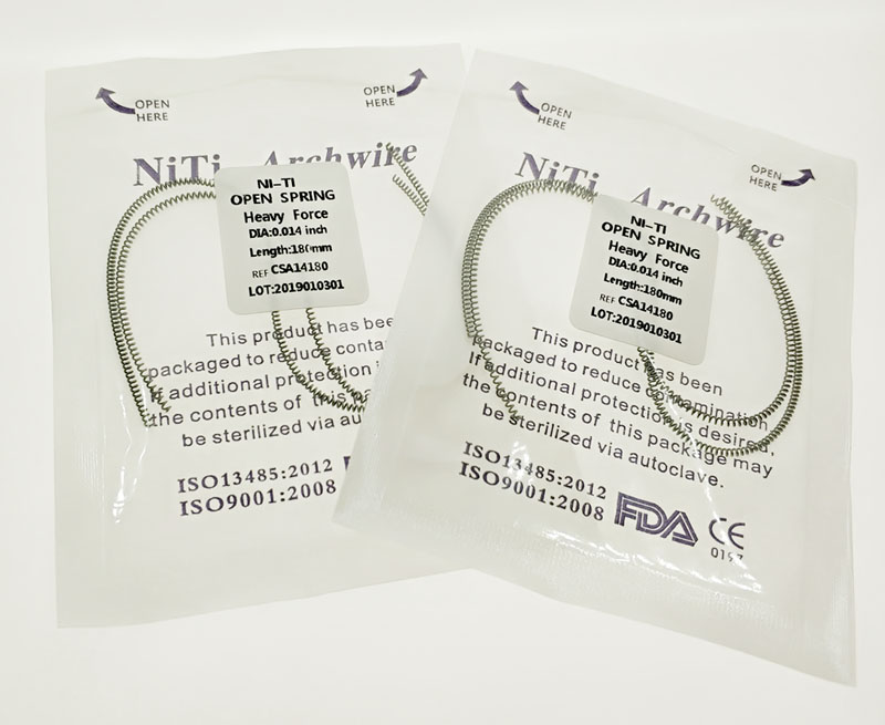 Niti Open Coil Spring Dental Ortodoncia Materials Ortodoncista Dental ...
