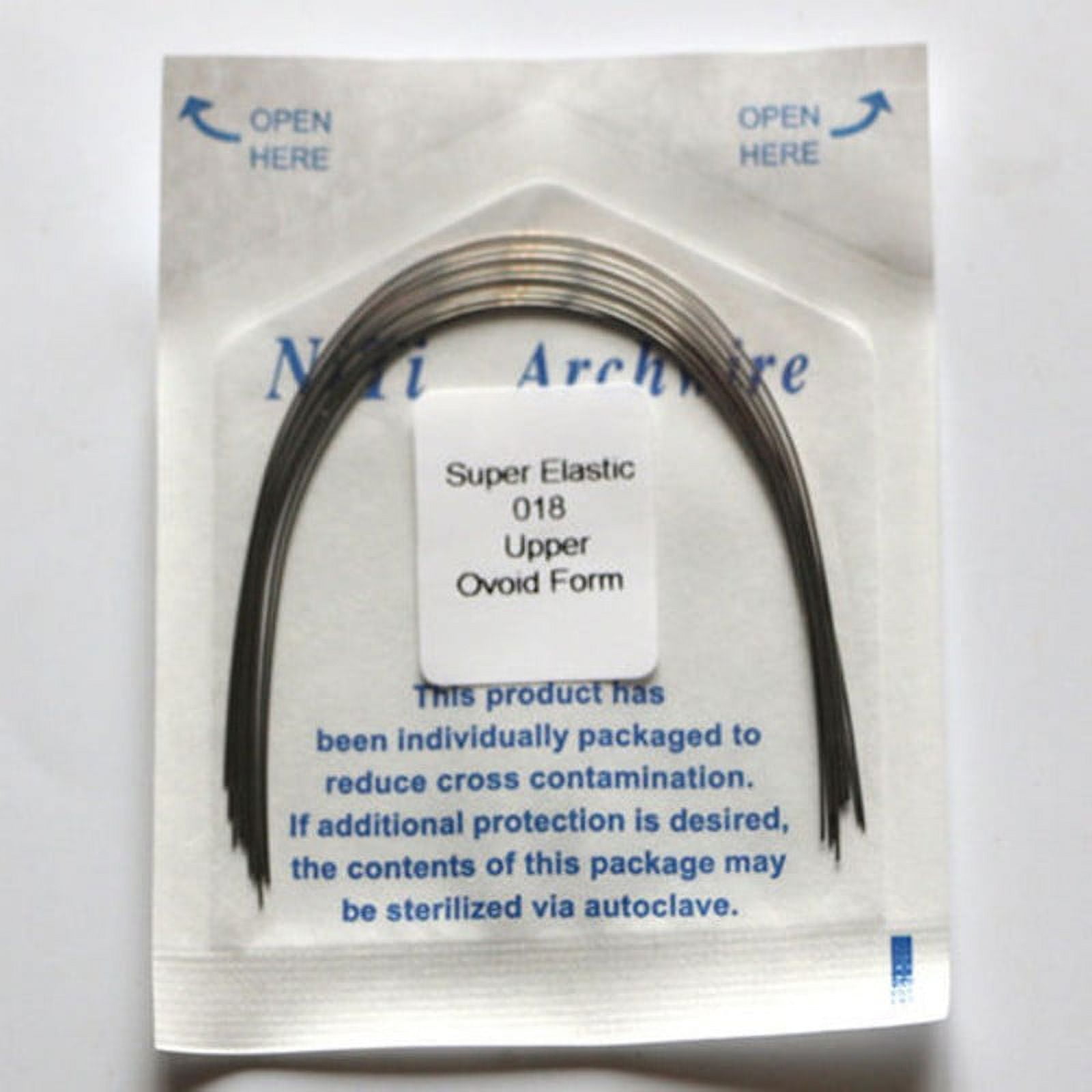 Niti Round Arch Wires for Orthodontic Dental Treatment with 10 Sizes (1 ...
