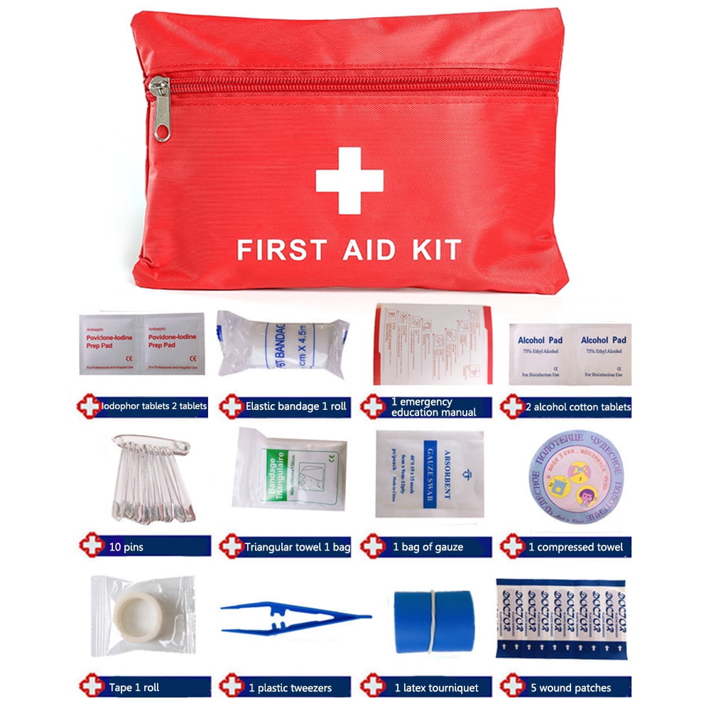 Nitouy 13Pcs Emergency Kit, Portable Medical Kit, Suitable for Travel ...