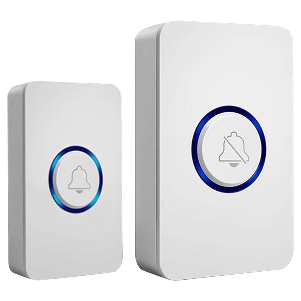 Nitouy Wireless Doorbell Button Door Bell 4 Volume Level Classroom ...