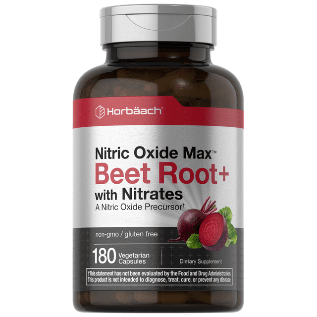 Horbaach Beet Root Nitric Oxide Supplement | Super Support | 180 ...
