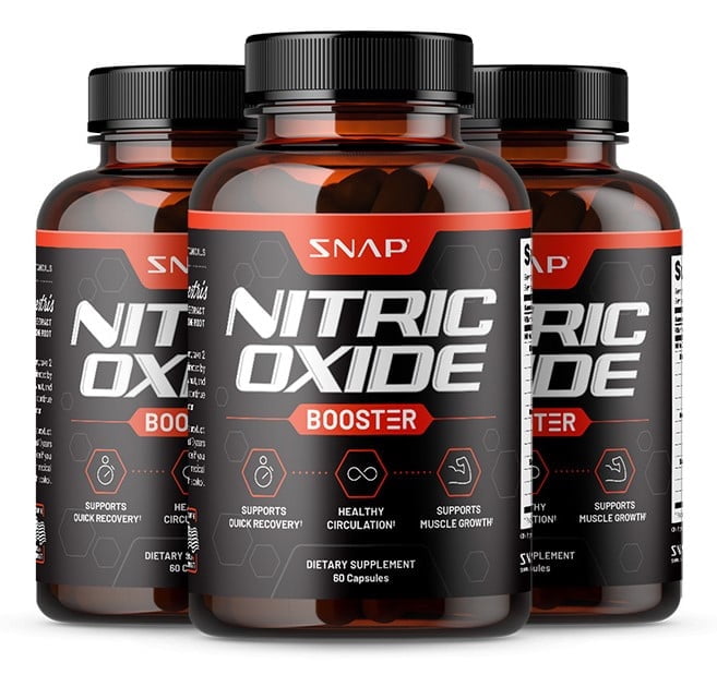 Snap Supplements Nitric Oxide Booster Pills - Boost Flow, Pre Workout ...