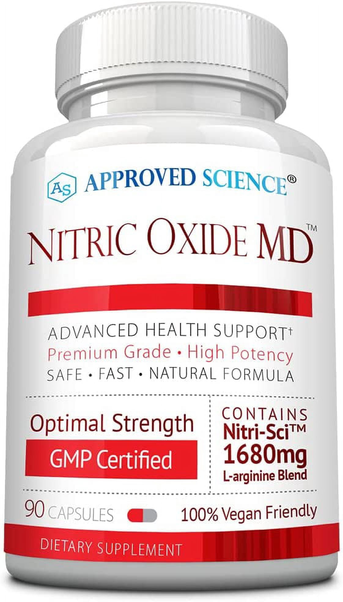 Nitric Oxide MD- Muscle Development, Lean Body Mass, Improve Oxygen ...