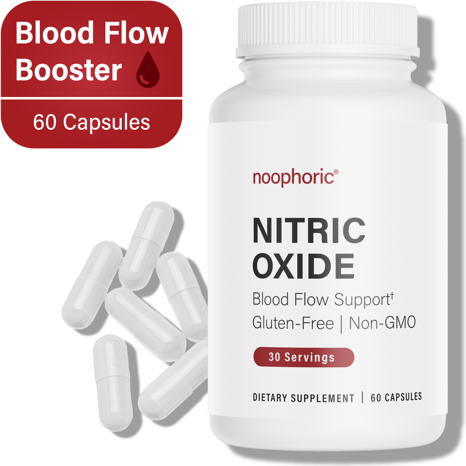 Nitric Oxide Booster Supplement - 1600mg Extra Strength L-Arginine ...