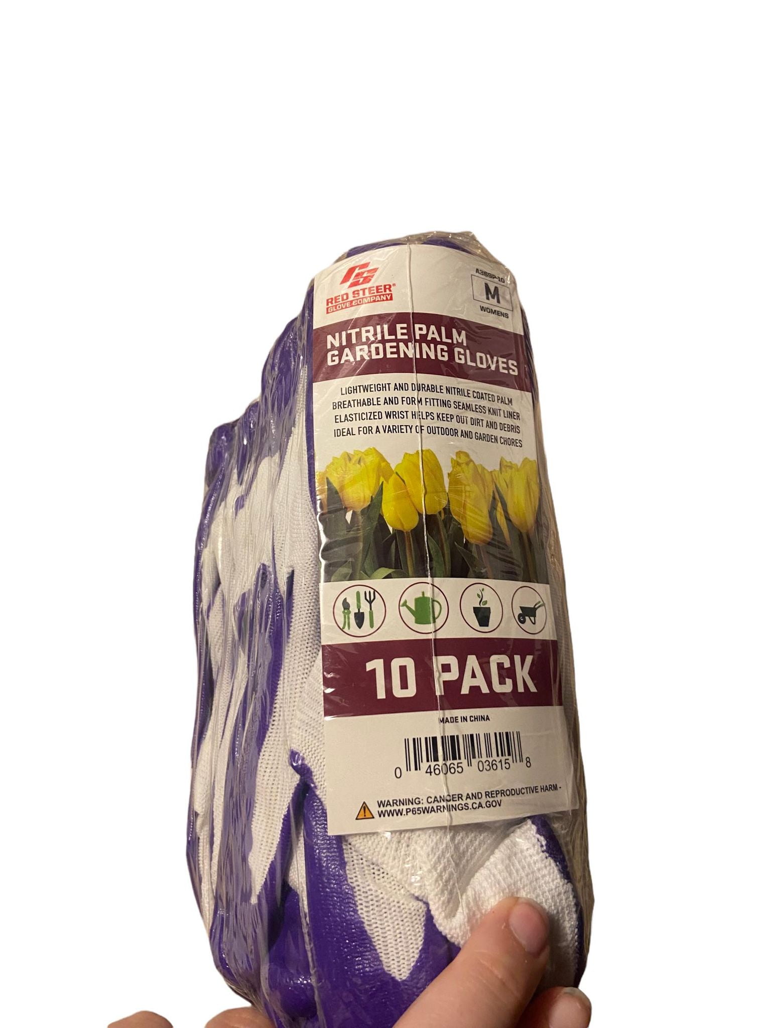Nitrile Palm Gardening Gloves NEW 10 pack - Walmart.com