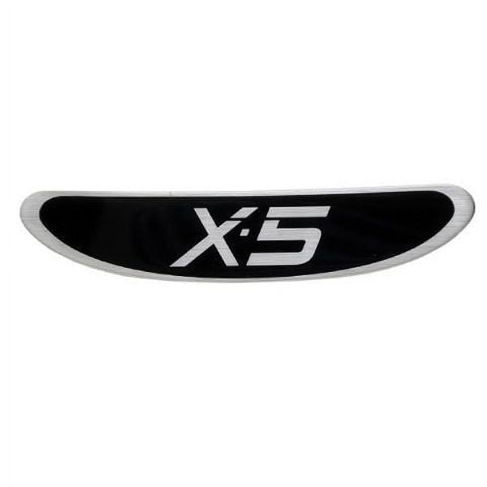 Nitro Boat Raised Decal 157579 | X-5 Black Silver 8 1/8 Inch - Walmart.com