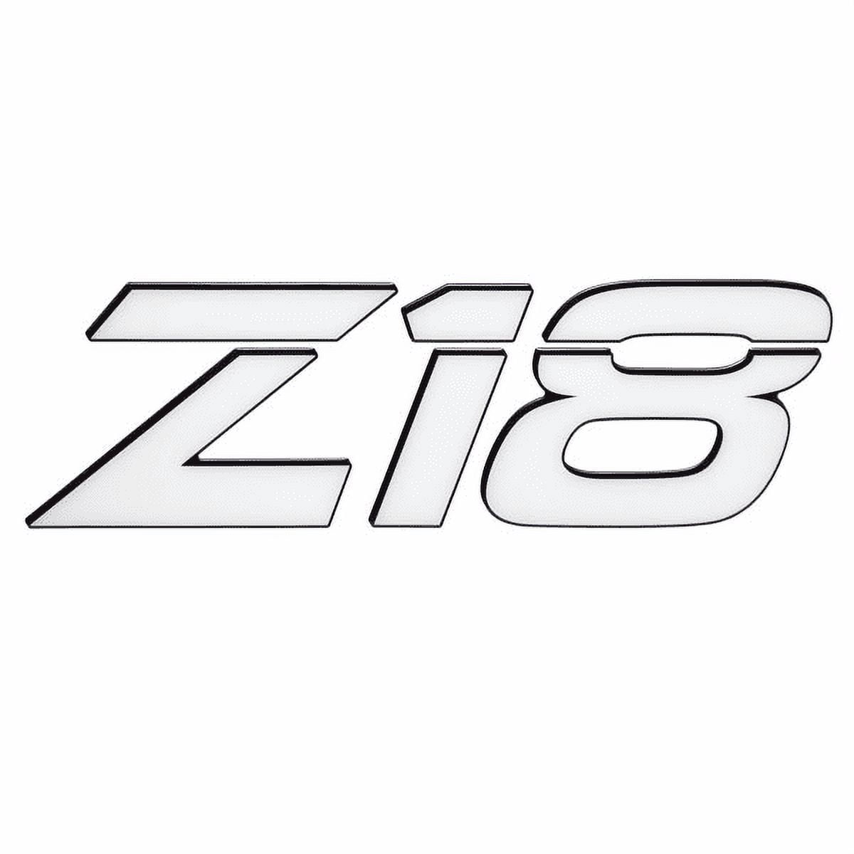Nitro Boat Raised Decal 184734 | Z18 White Black 20 1/2 x 6 1/2 Inch ...