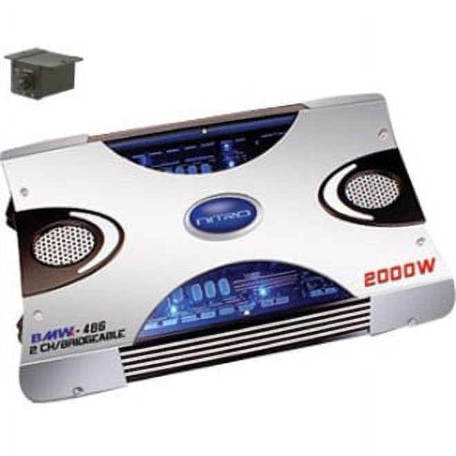 Nitro BMW-486 600 Watts Vehicle Audio Amplifier - Walmart.com