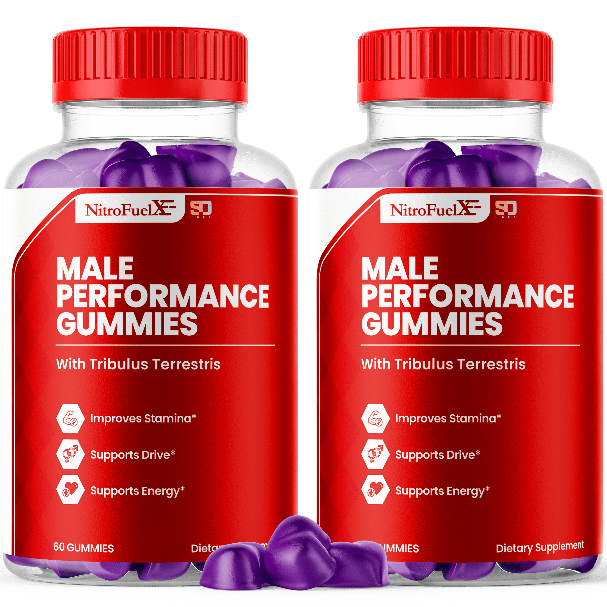Nitro Fuel X Gummies for Men Advanced Performance Supplement 120 ...