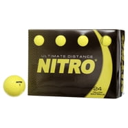 Nitro Golf Golf Balls, Yellow, 15 Pack - Walmart.com