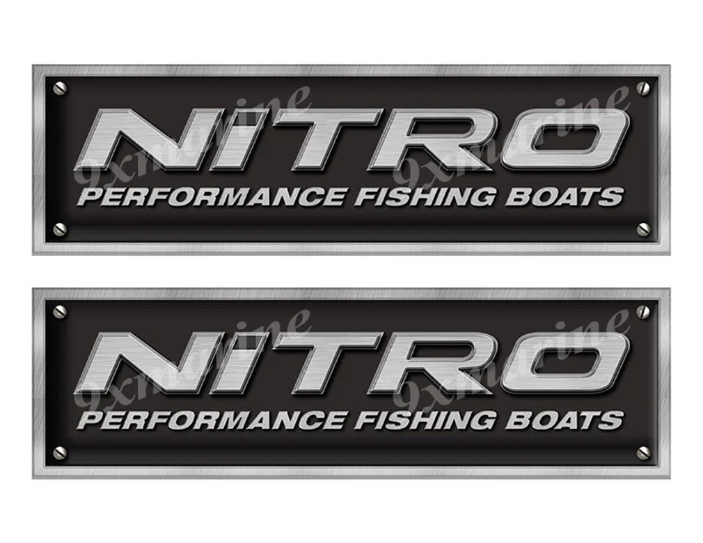 Nitro Imitation Name Plate Sticker set. 10"x3" each - Walmart.com