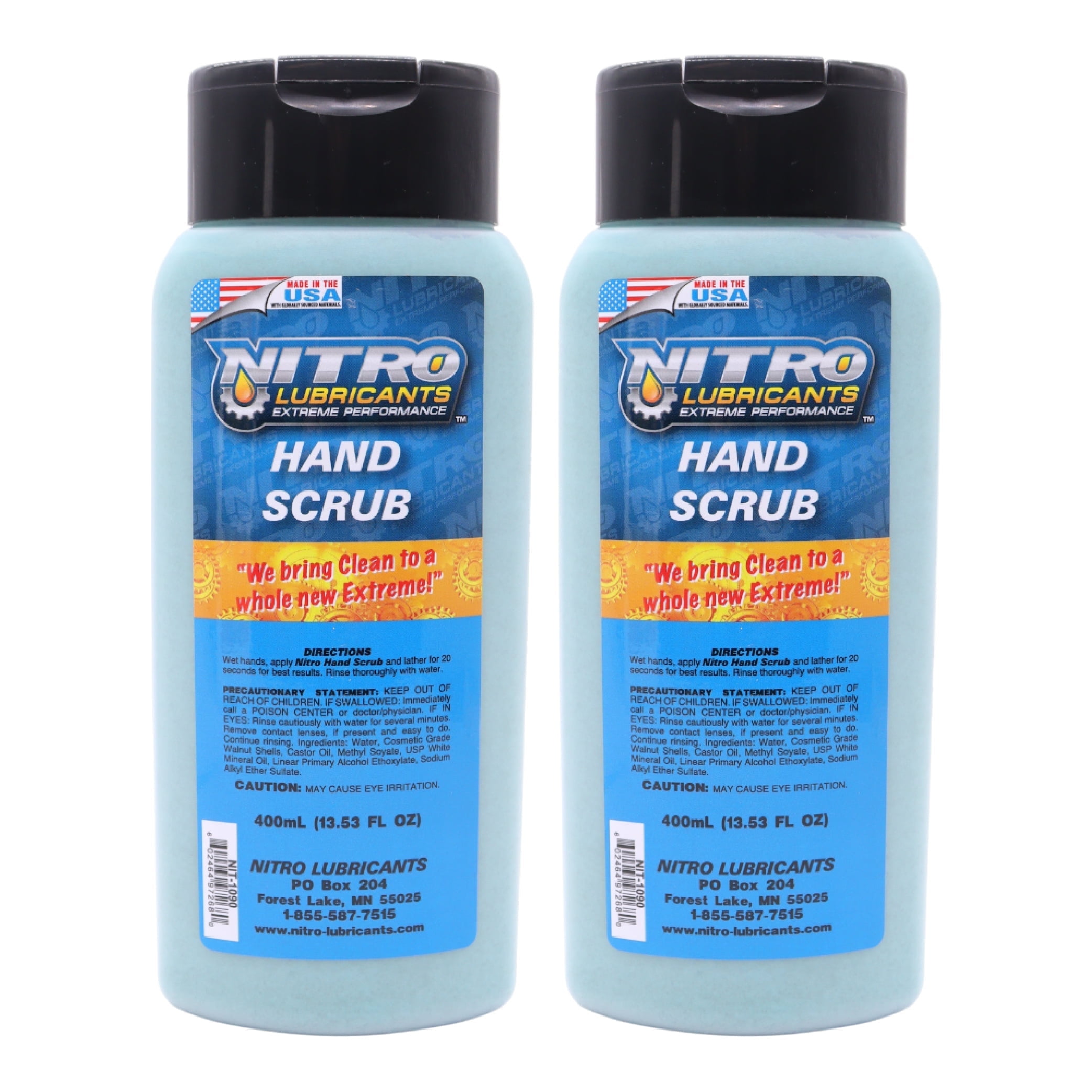 Nitro Lubricants Hand Scrub – Heavy-Duty Industrial Cleaner, 400 ml (2 ...