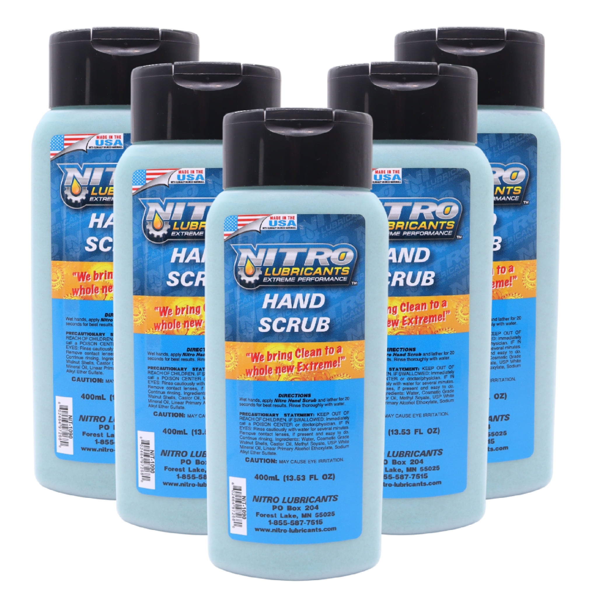 Nitro Lubricants Hand Scrub – Heavy-Duty Industrial Cleaner, 400 ml (5 ...