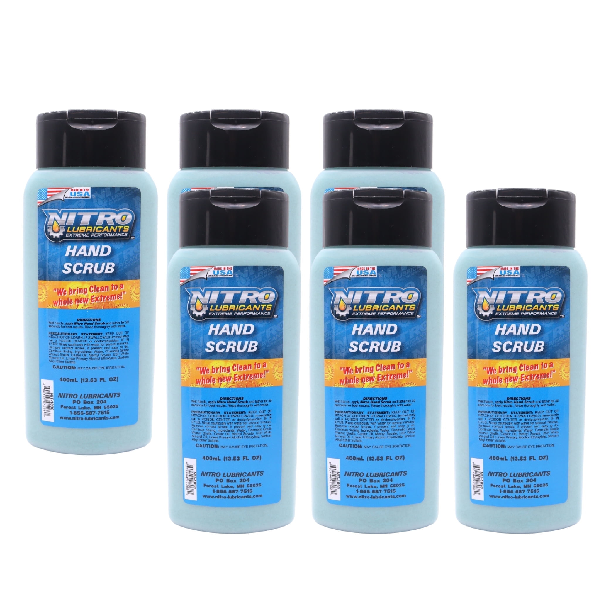 Nitro Lubricants Hand Scrub – Heavy-Duty Industrial Cleaner, 400 ml (6 ...
