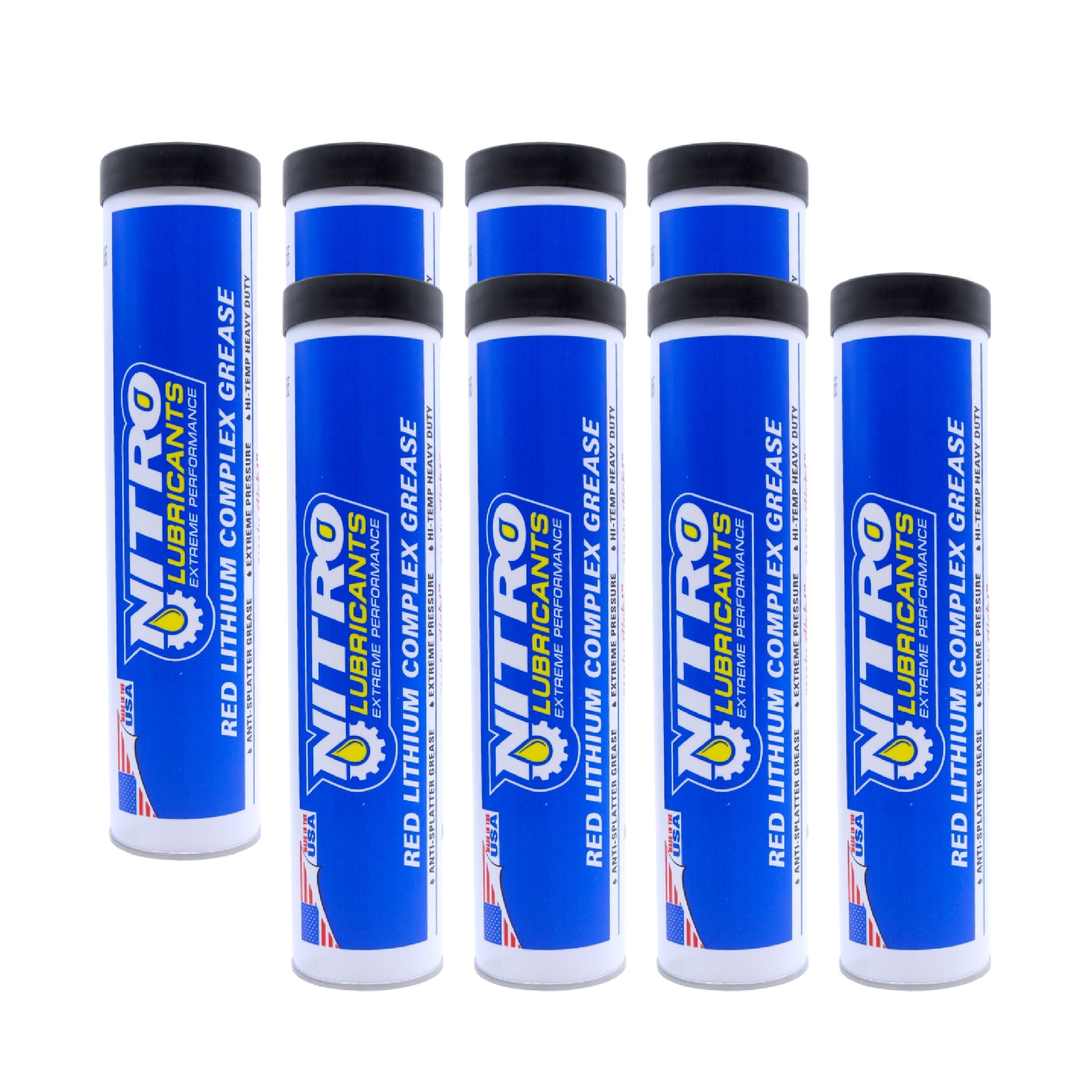 Nitro Lubricants Red Lithium Grease – 14oz Heavy-Duty, Multi-Purpose (8 ...
