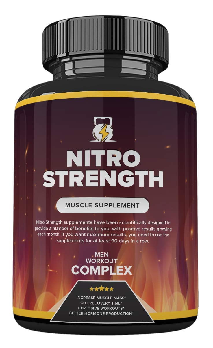 Nitro Strength Muscle Supplement, Nitro Strength Pills For Men Workout ...