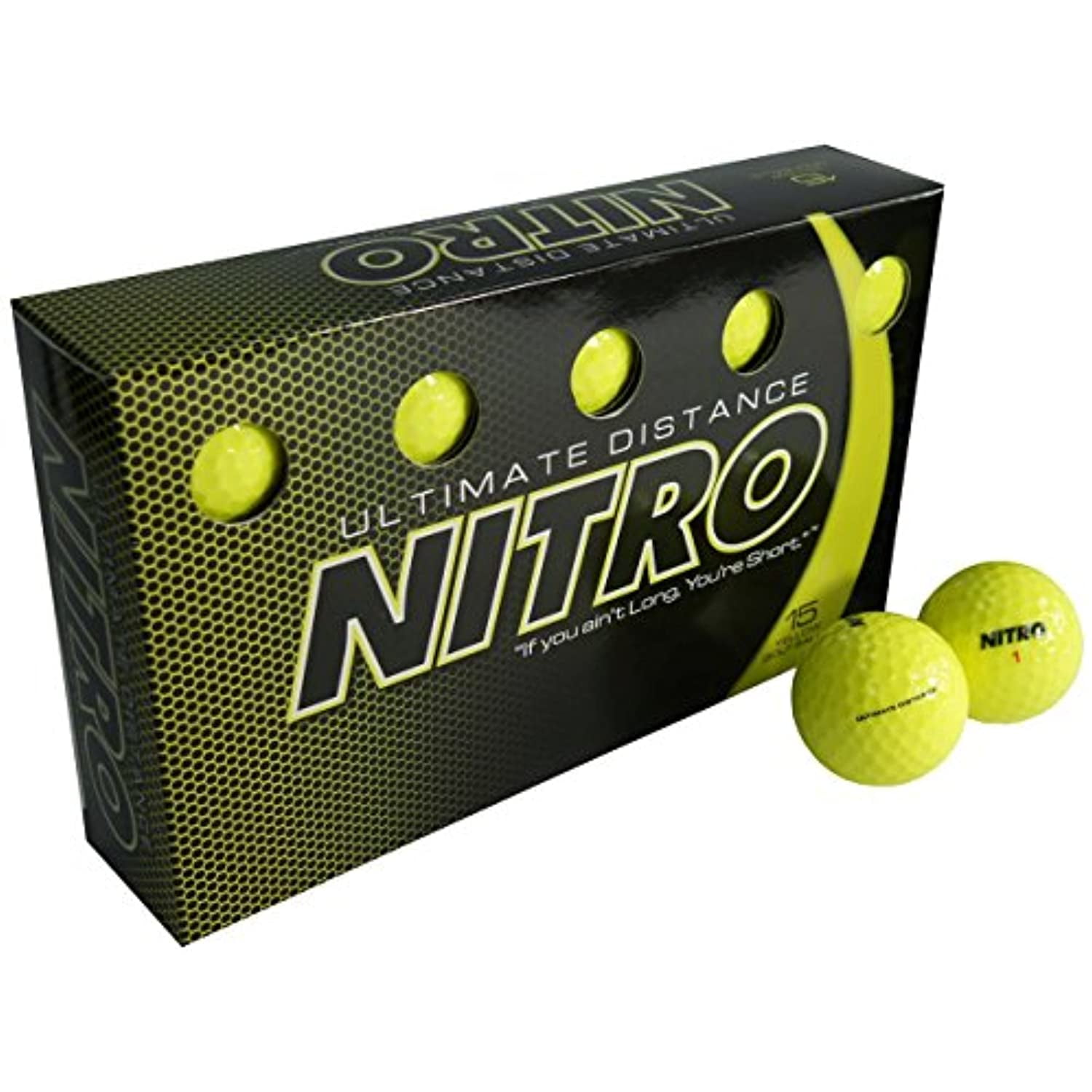 Nitro Ultimate Distance Golf Balls [15-Ball] - Walmart.com
