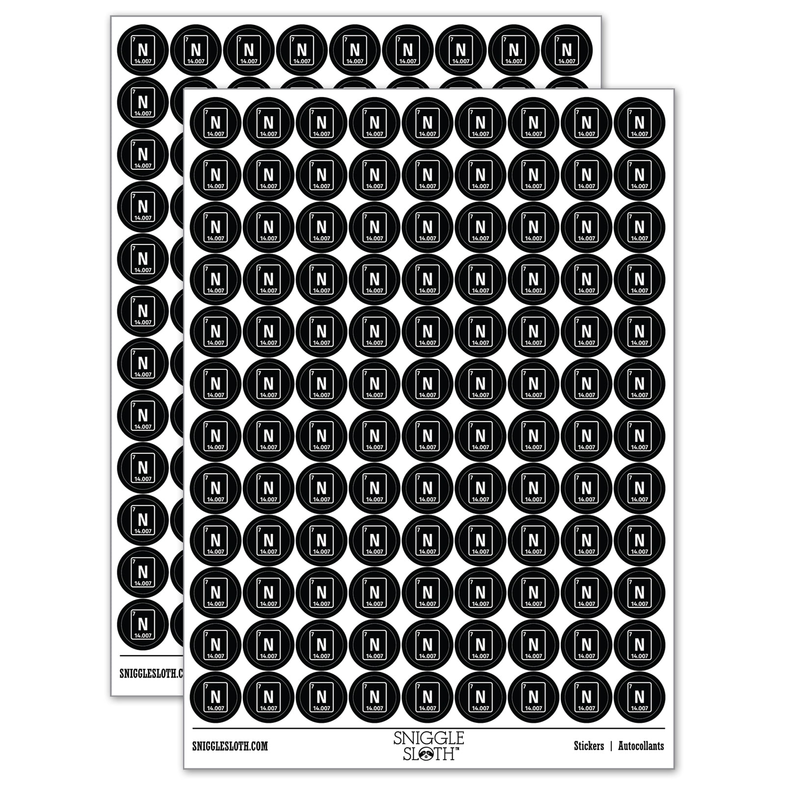Nitrogen Periodic Table of Elements Science Chemistry 200+ Round ...