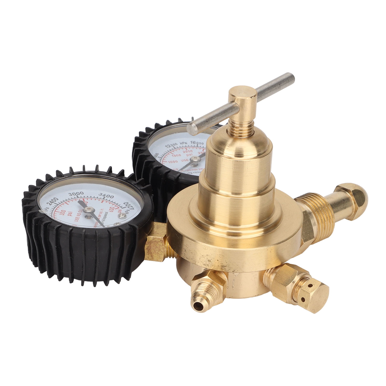 Nitrogen Pressure Gauge Regulator Test Kit Brass Inlet Outlet ...