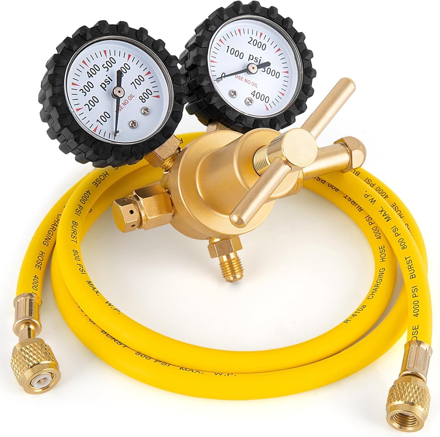 Nitrogen Regulator CGA580 Inlet, 1/4-Inch Male Flare Outlet Connection ...