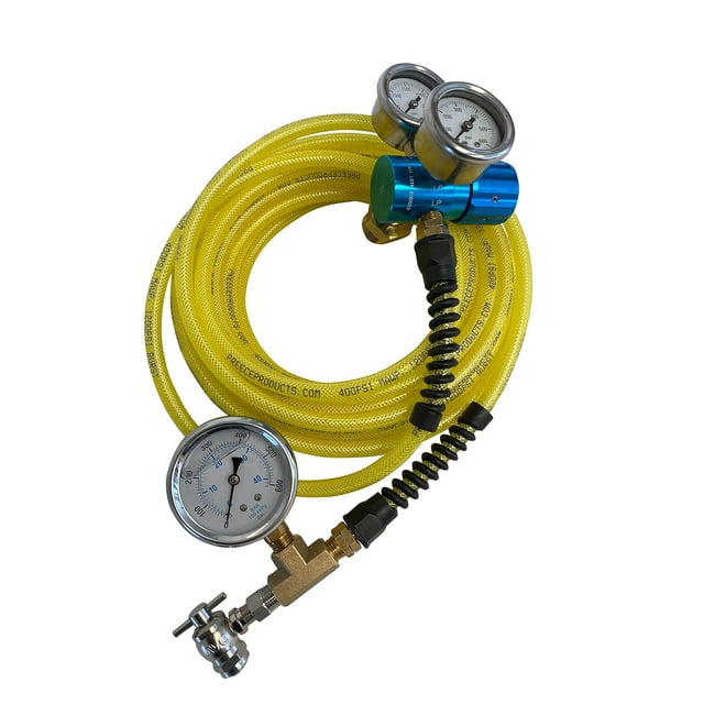 Nitrogen Regulator Shock & Tire Kit 30' Hose 0-400 PSI No Loss Chuck ...