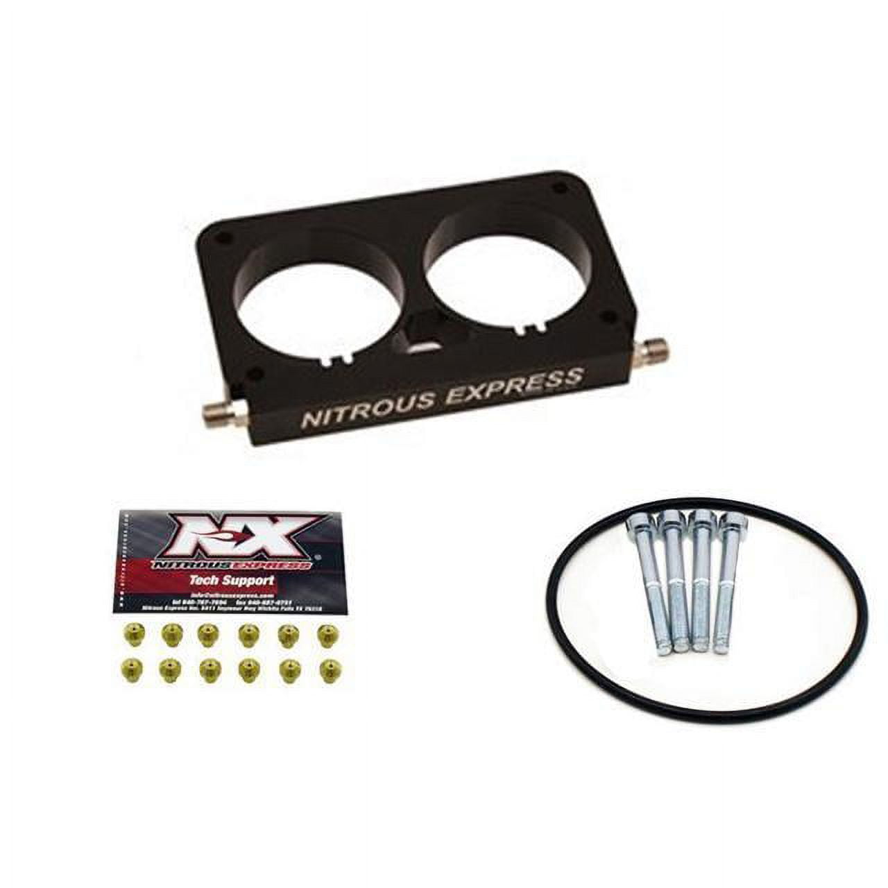 Nitrous Express EFI PLATE CONVERSION, 4 VALVE FORD STOCK THROTTLE BODY ...