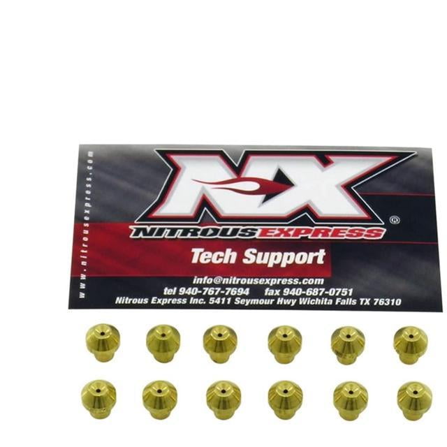 Nitrous Express GM LS 78mm 3-Bolt Nitrous Plate Kit Jet Pack 50-400 HP ...