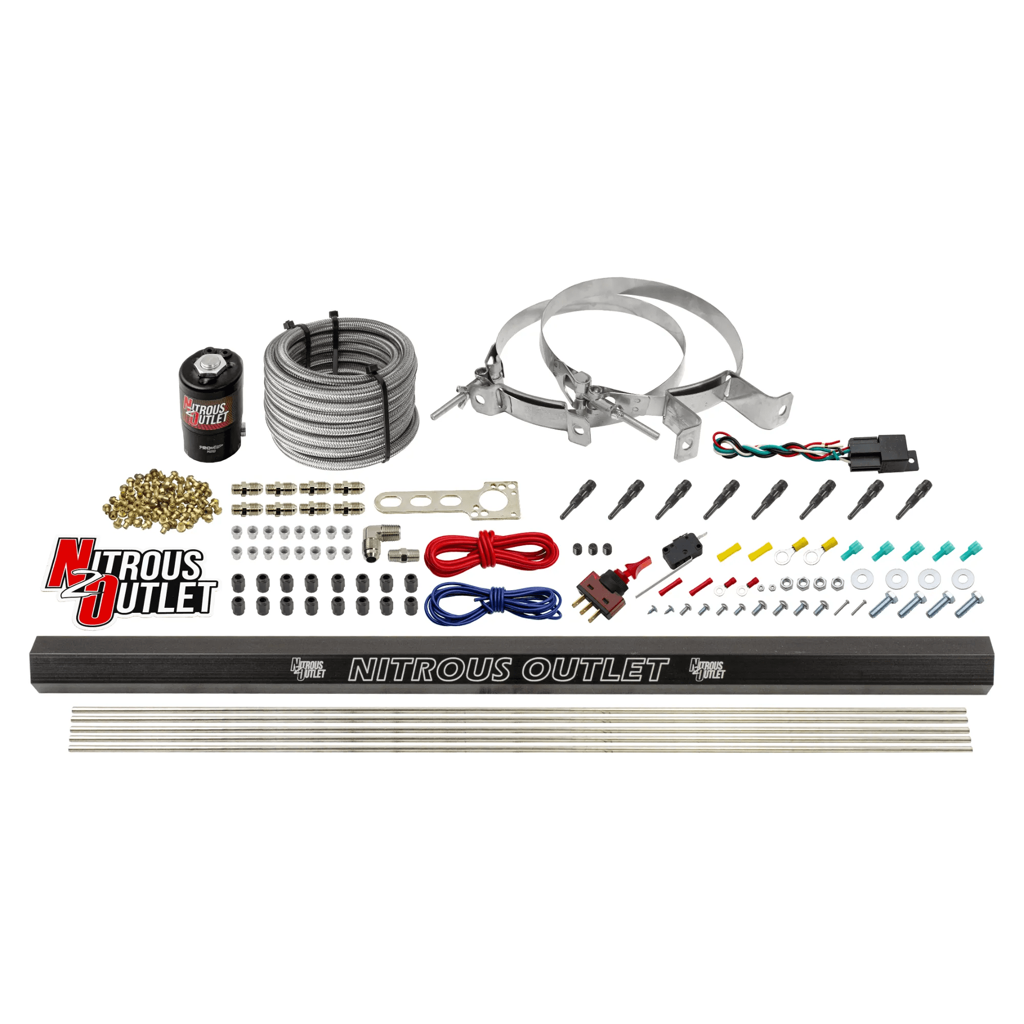 Nitrous Outlet Dry 8 Cylinder Direct Port System - .122 Nitrous ...