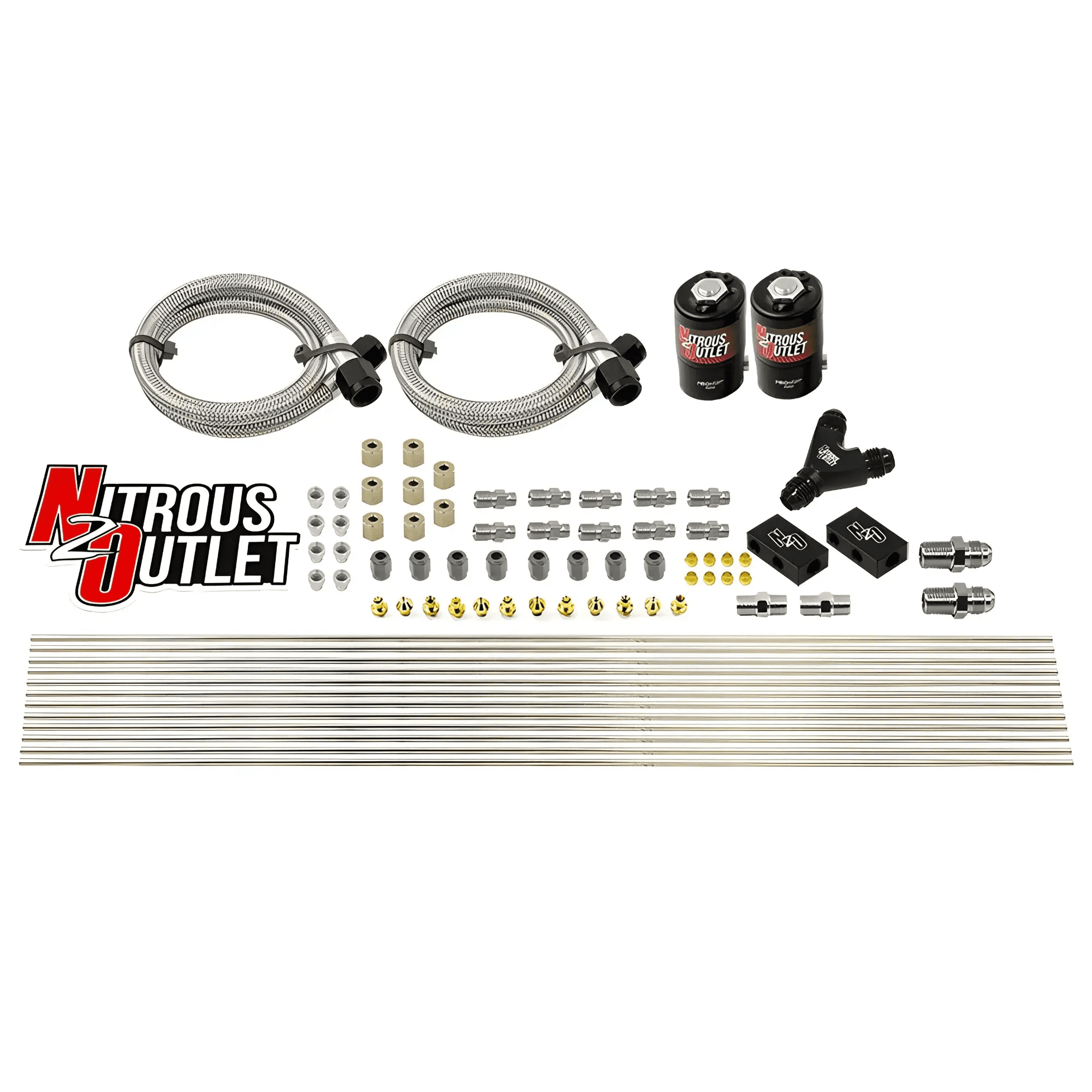 Nitrous Outlet Dry 8 Cylinder Solenoid Forward Direct Port Conversion ...