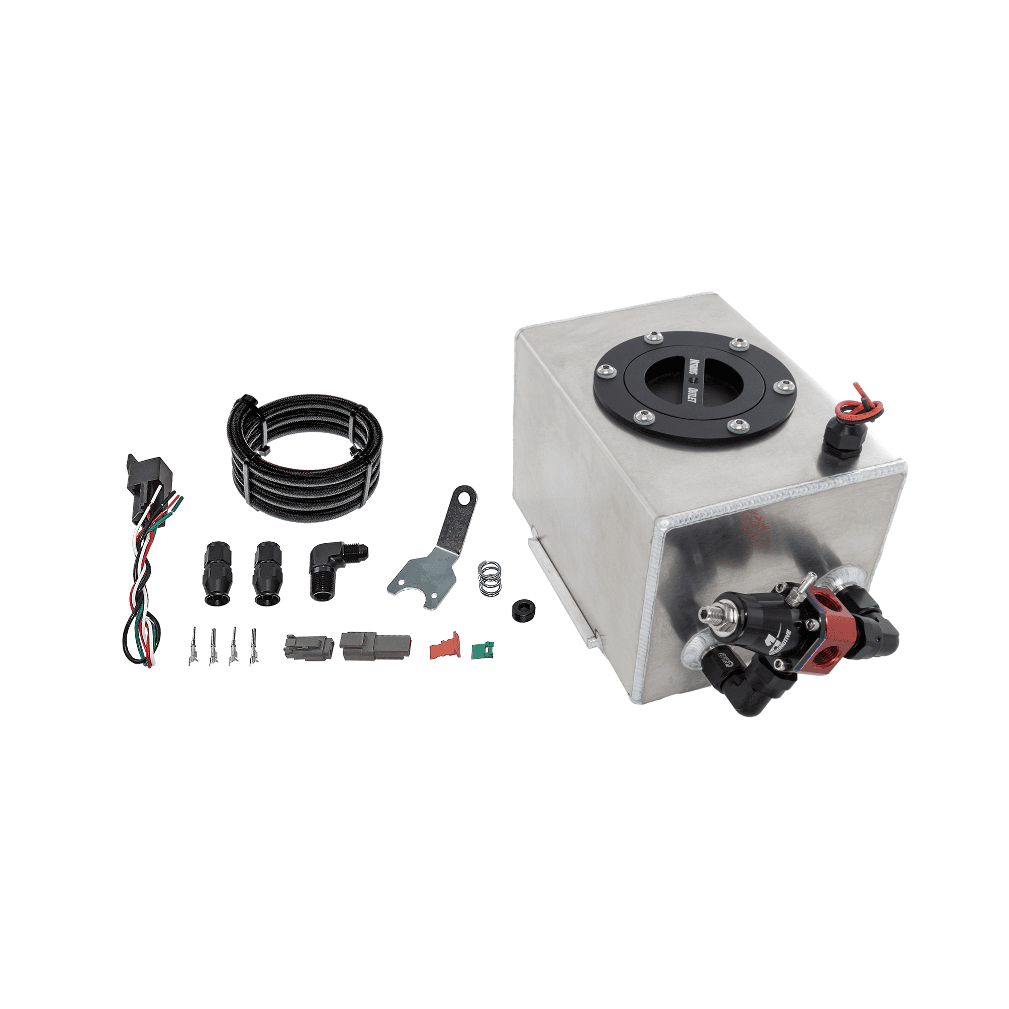 Nitrous Outlet Ford 2005-2014 Mustang Battery Relocate Dedicated Fuel ...