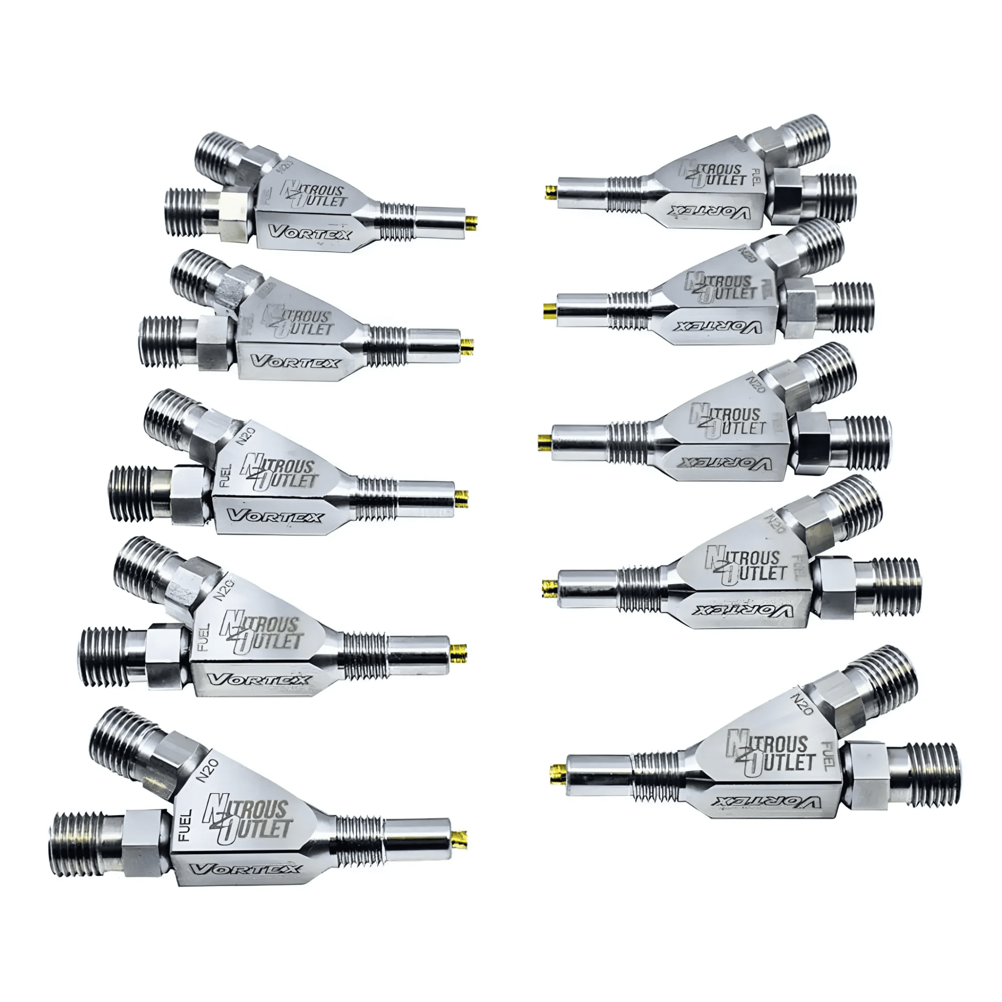 Nitrous Outlet Vortex Ti 1/16" NPT Wet Nitrous Nozzle - 10 Pack ...