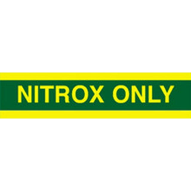 Nitrox Only Tank Marking Wrap Decal Sticker Dive NT40 - Walmart.com