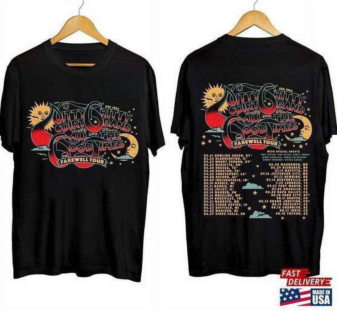 Nitty Gritty Dirt Band The Farewell Tour 2024 Shirt Fan - Walmart.com
