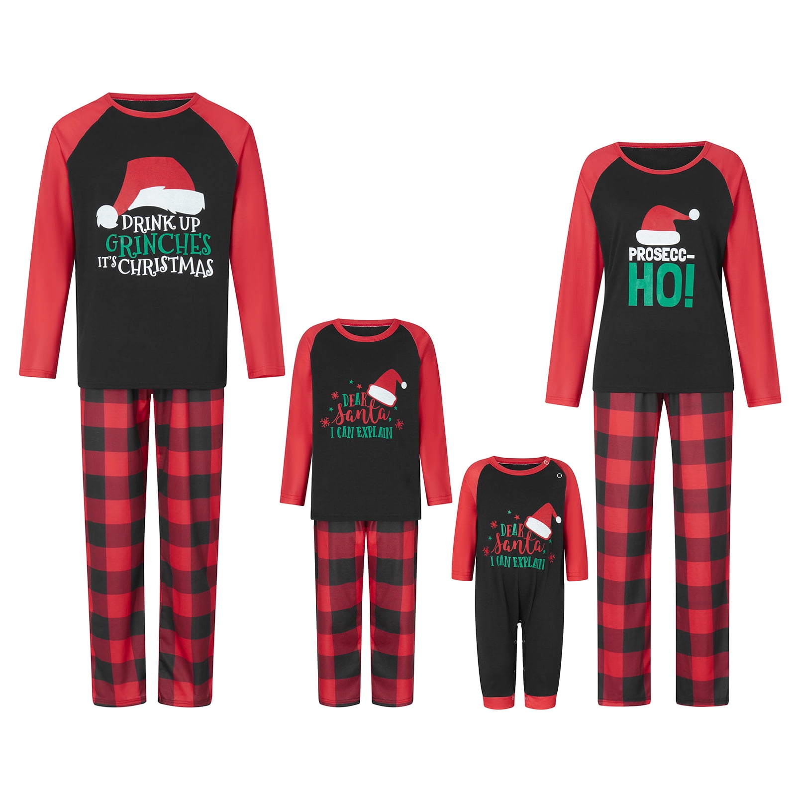 Nituyy Baby Girls' Family Jammies Matching Holiday Organic Cotton ...