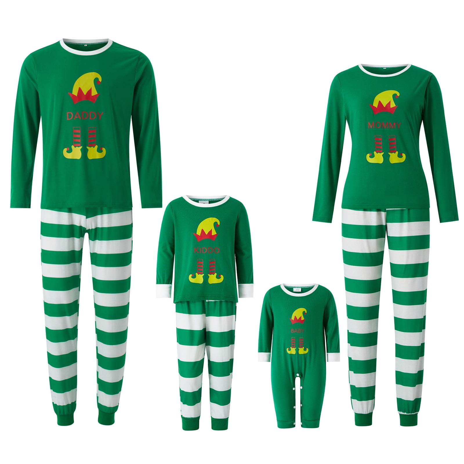 Nituyy Christmas Family Pajamas Holiday Christma Pajama Family Matching ...